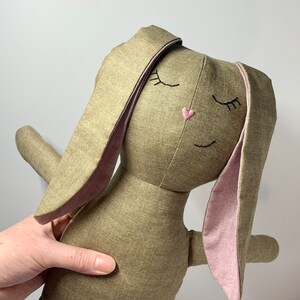 Bunny Doll Sewing Pattern and Guide, Digital Download, DIY Rabbit ...