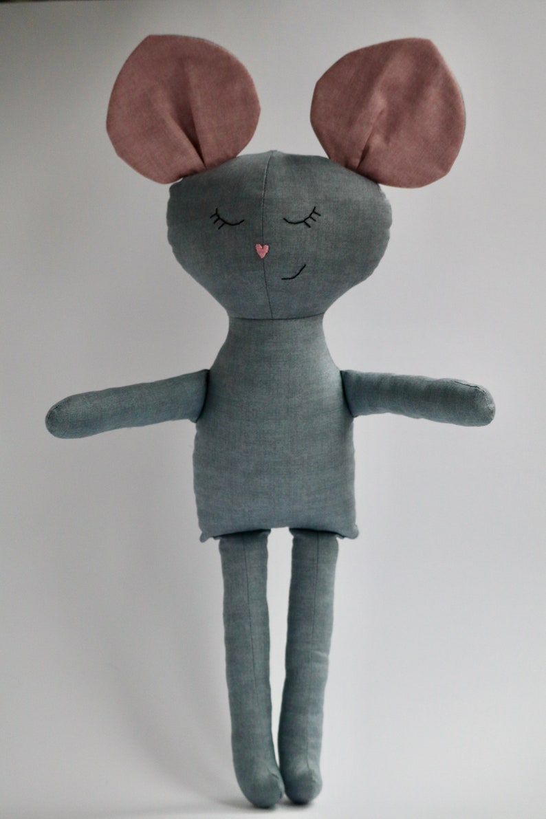 Mouse Doll Sewing Pattern and Guide, Digital Download, DIY Plushie Rag ...