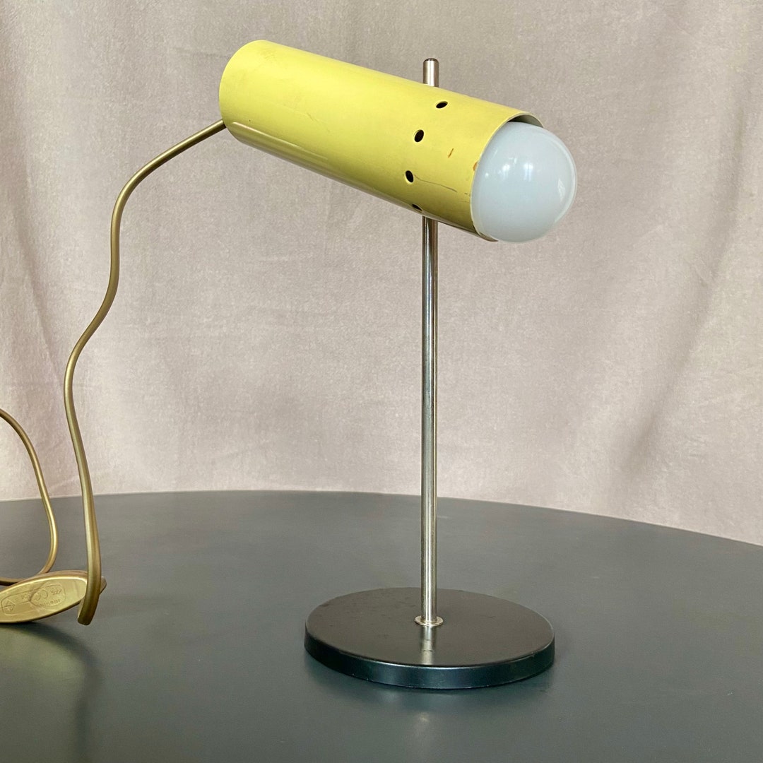 French 1950s Mid Century Alain Richard for Diderot Desk Lamp. - Etsy