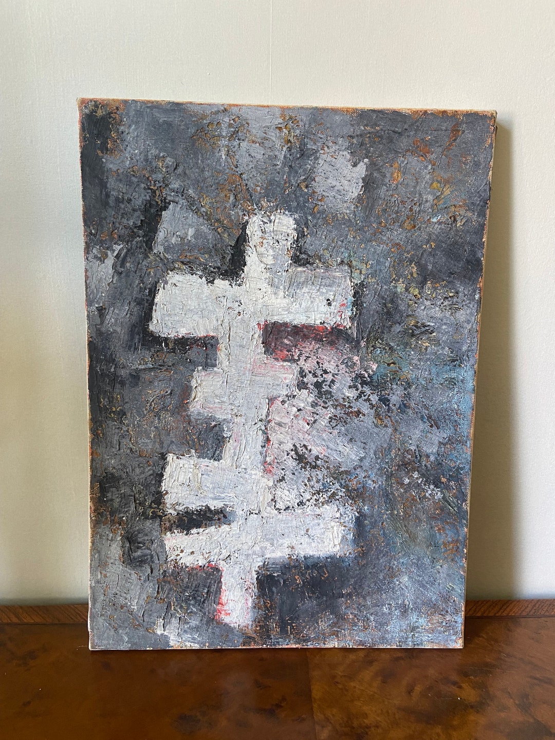 Vintage French Impasto Oil Painting 20th Century - Etsy
