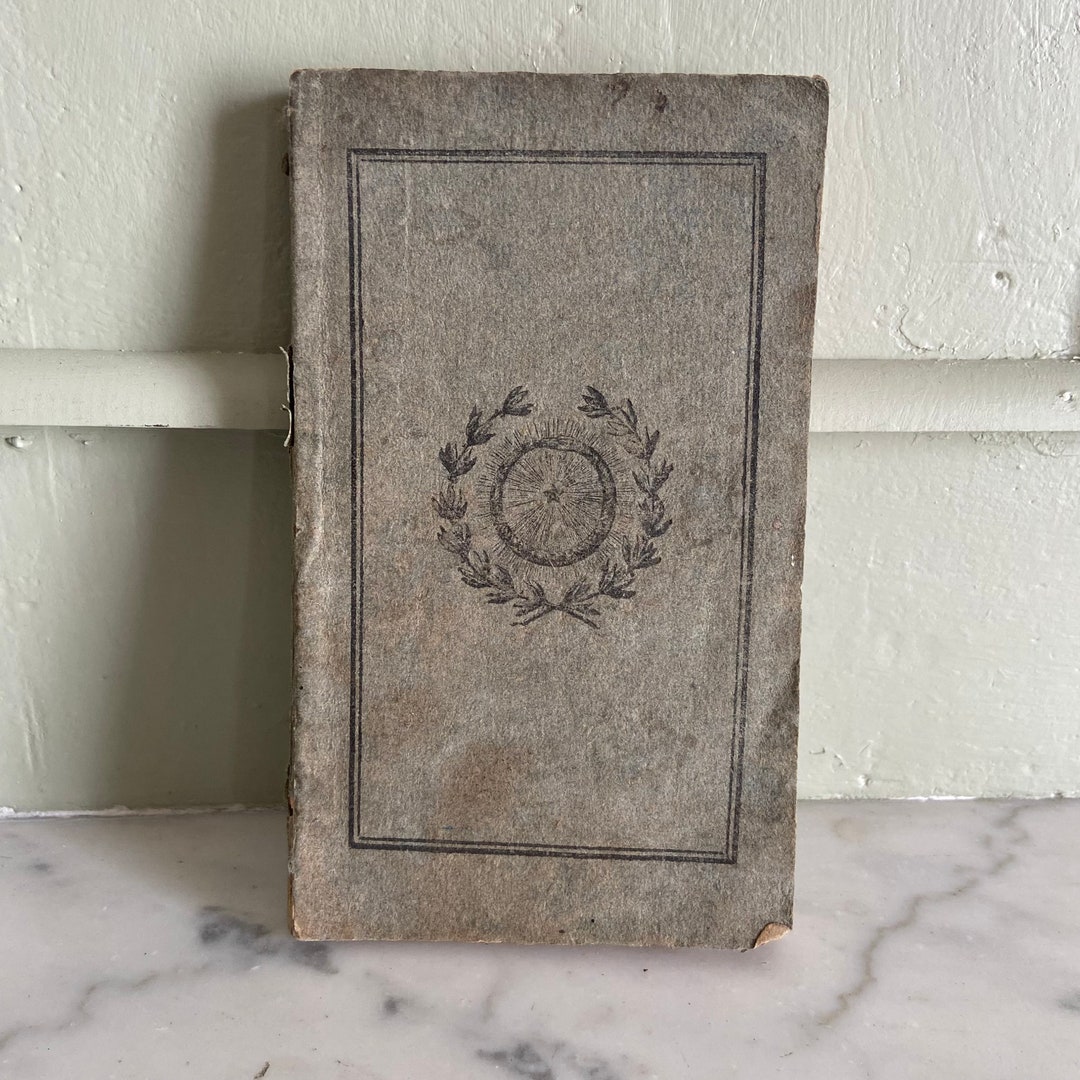 Antique French Book 1800s Decorative Object - Etsy