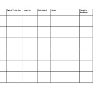 PPE Register Template - Etsy