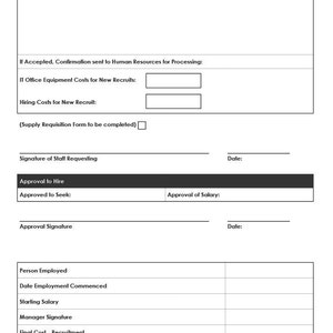 HR Request for Approval to Initiate Hire - Etsy