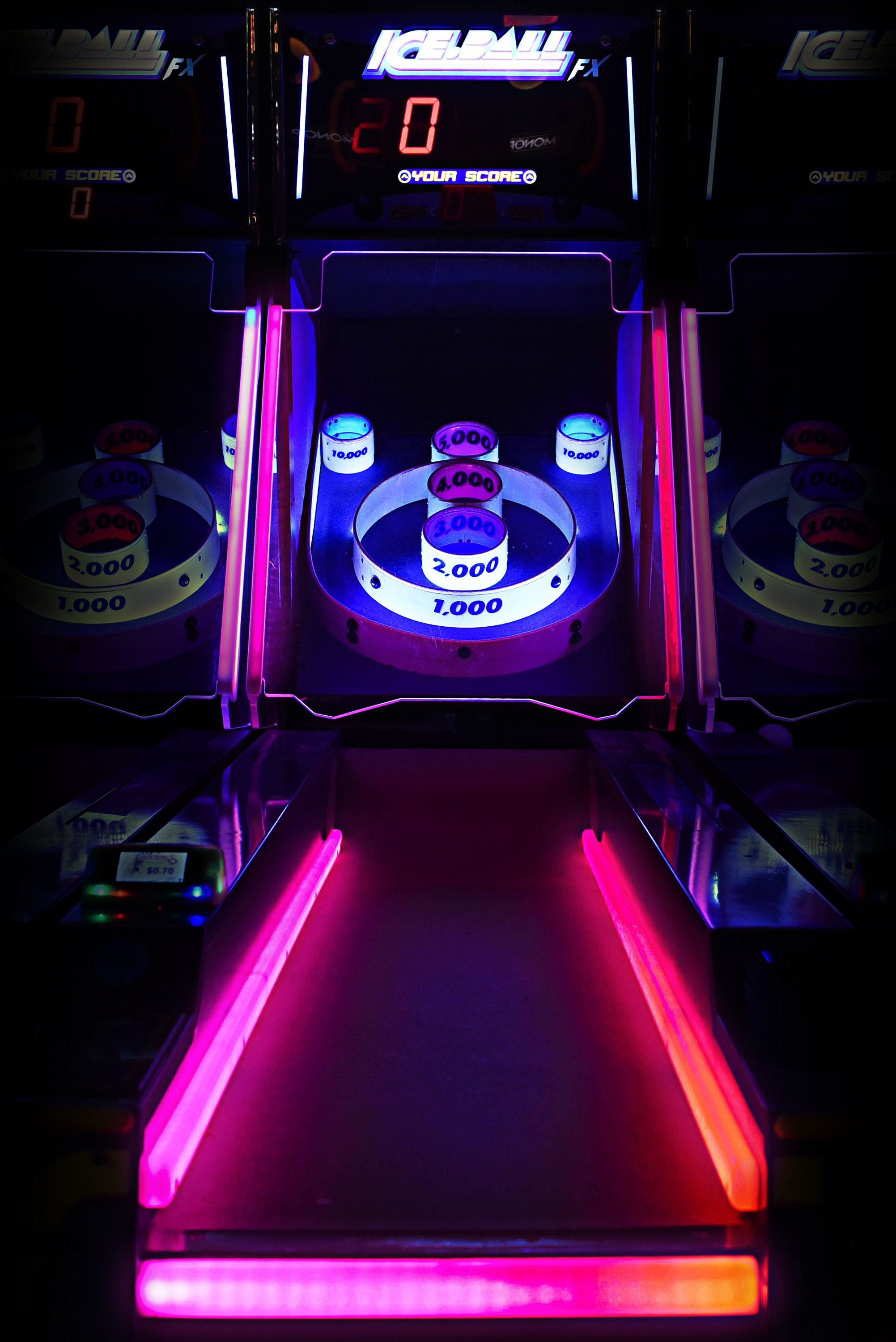 Retro 80s Neon Arcade Ball Game Print - Etsy