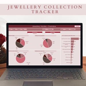 Jewelry Collection Tracker Jewelry Inventory Tracker Jewelry Log ...
