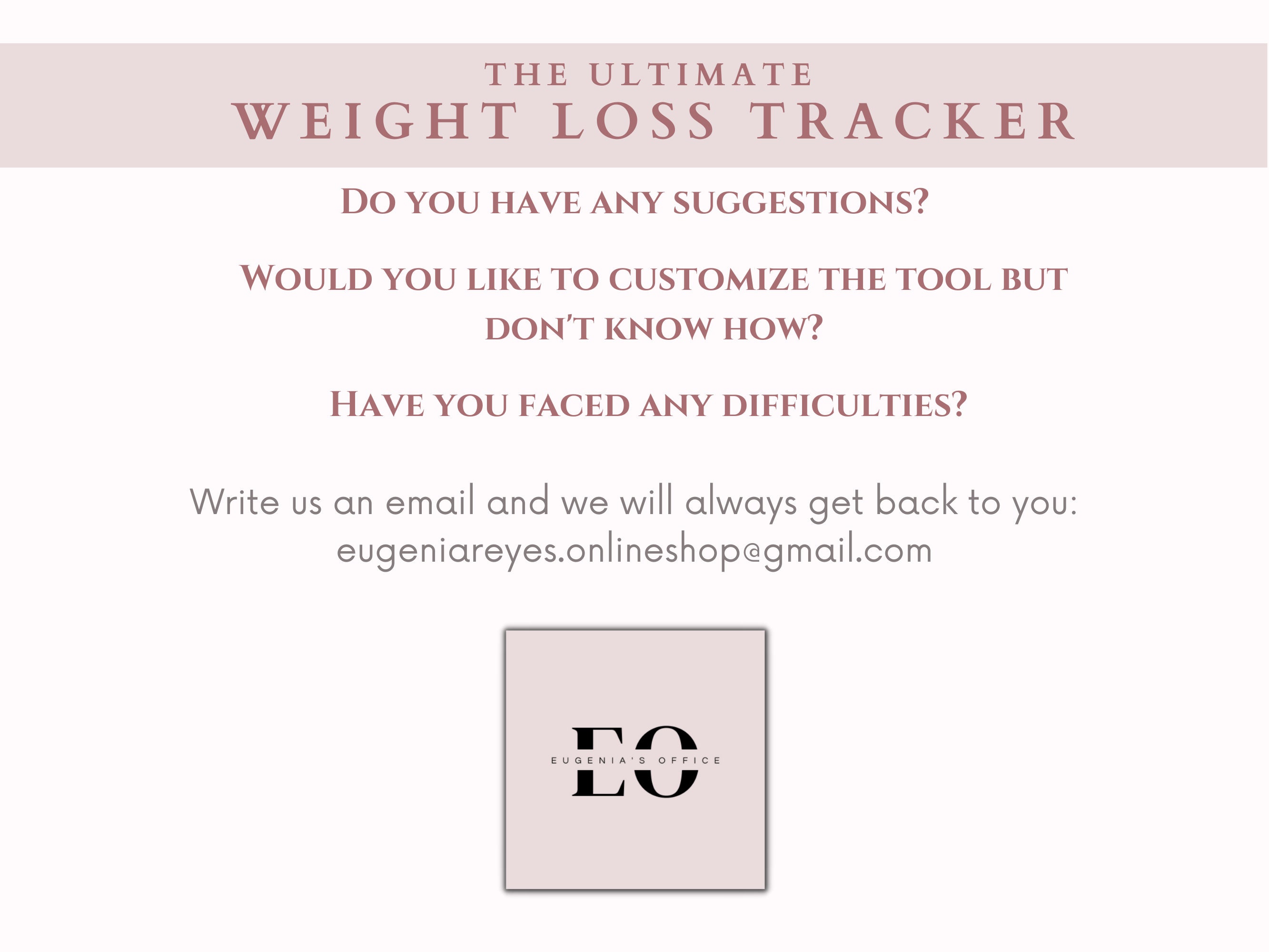 Weight Loss Tracker Spreadsheet Weight Loss Dashboard Weight Loss Log ...