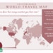 World Travel Map Digital, Digital Travel Journal, Detailed World Map ...