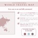 World Travel Map Digital, Digital Travel Journal, Detailed World Map ...
