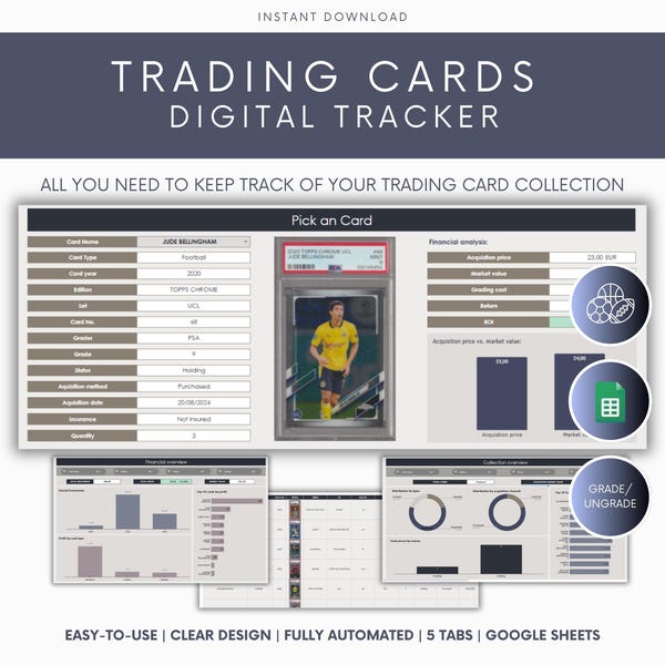 Sports Card Inventory Spreadsheet - Etsy