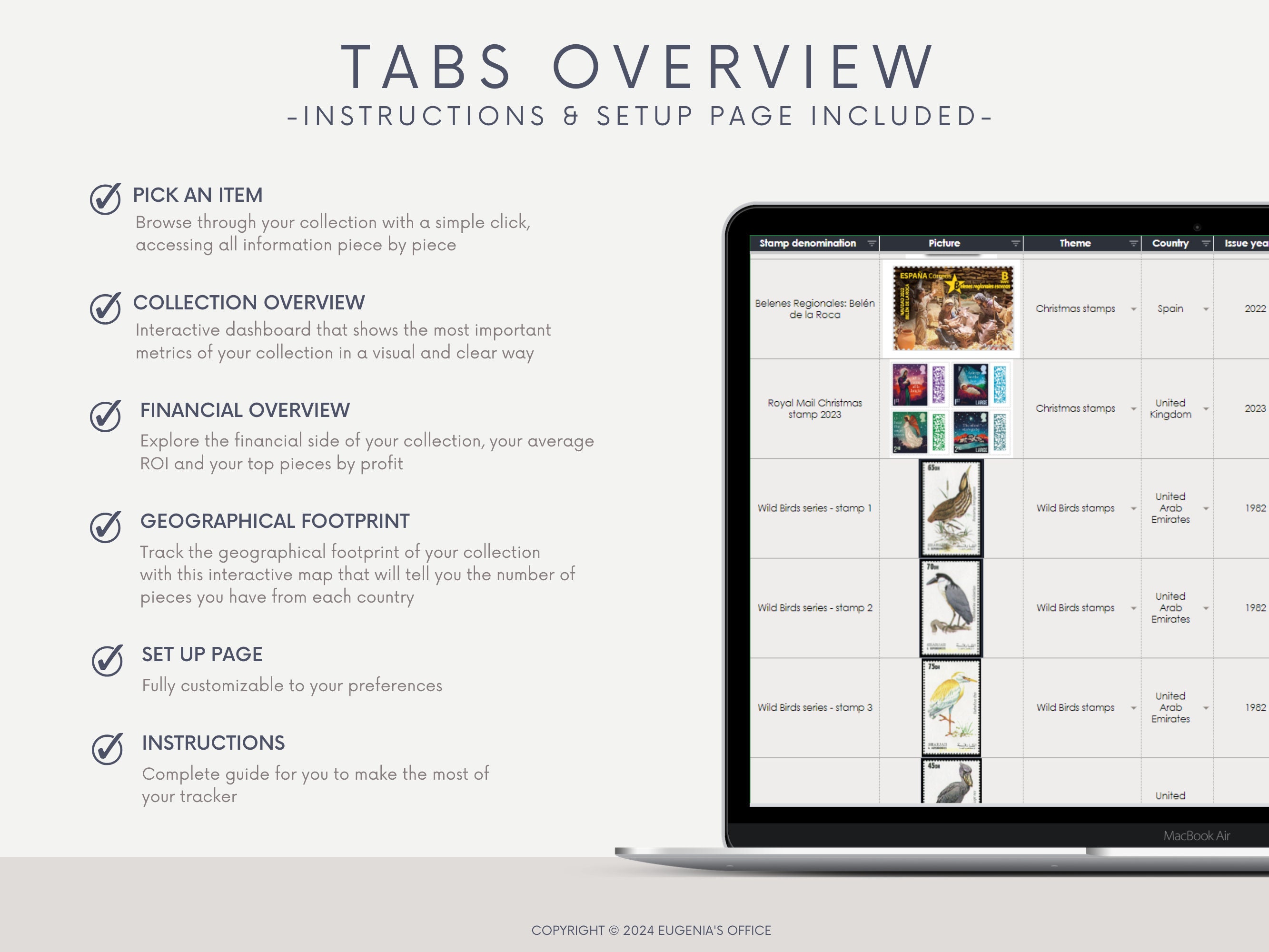 Stamp Inventory Log Stamp Collection Log Postage Stamp Collection ...