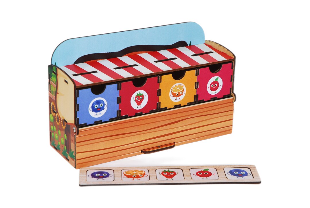 The Best Sorters for Children Fun and Education in One Wooden Fruit ...
