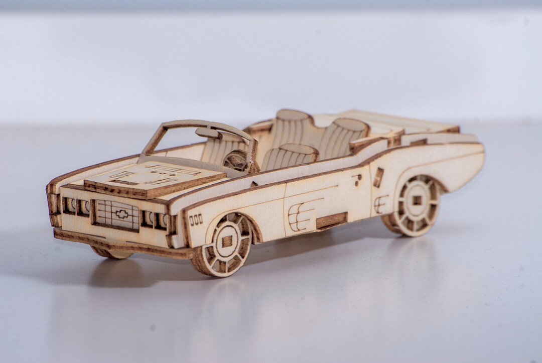 Cabriolet 3D Puzzle - Etsy