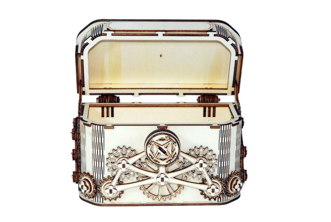 Wooden Eco-friendly 3D Puzzle, Cog Box Toy. A Perfect and Unique Gift ...