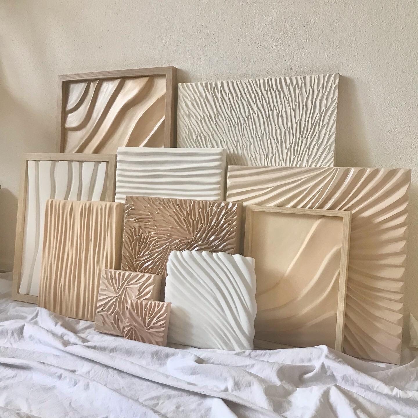 3D Abstract Painting Minimalist Art Texture Wall Art - Etsy
