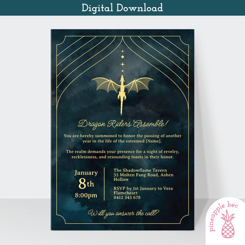 Dungeons and Dragons Wedding Invitations - Etsy
