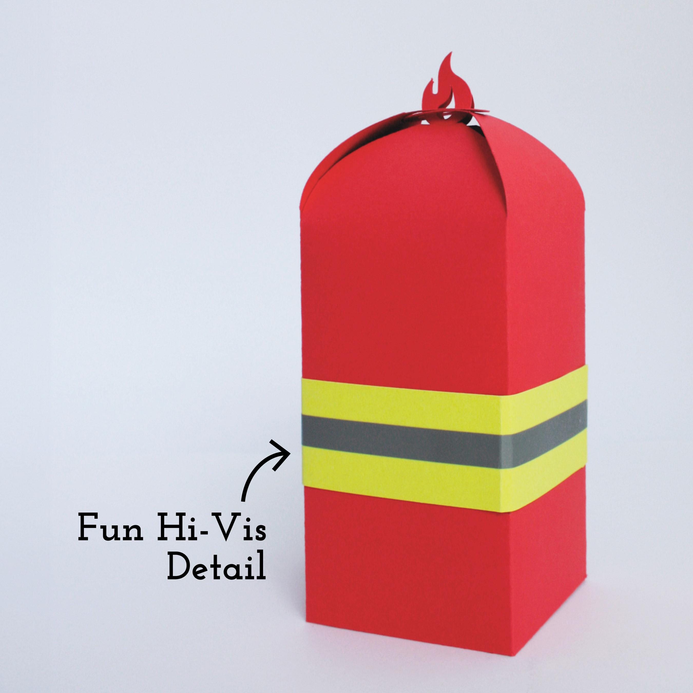 Firefighter Gift Box File | Instant Digital Download | Party Favour ...
