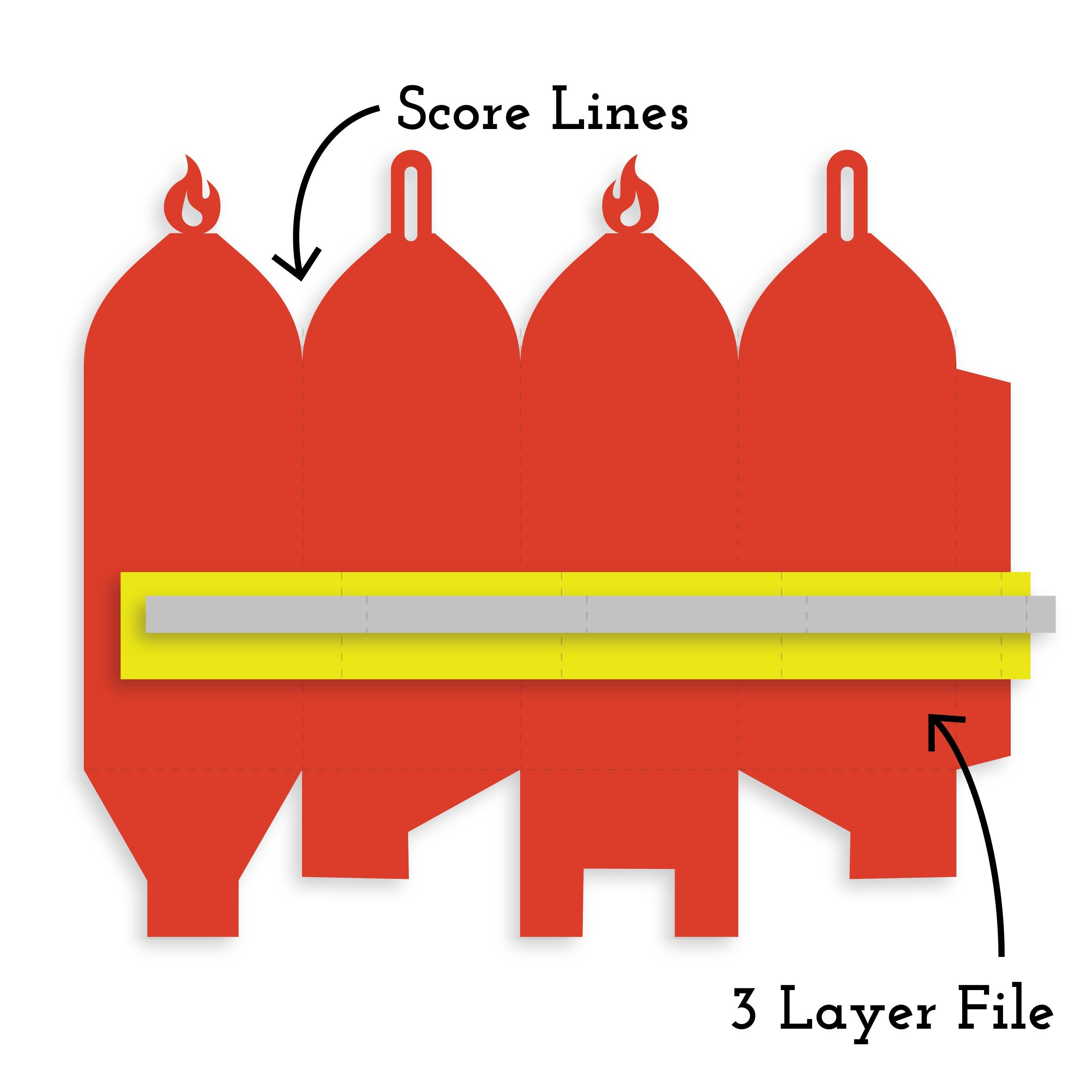 Firefighter Gift Box File | Instant Digital Download | Party Favour ...