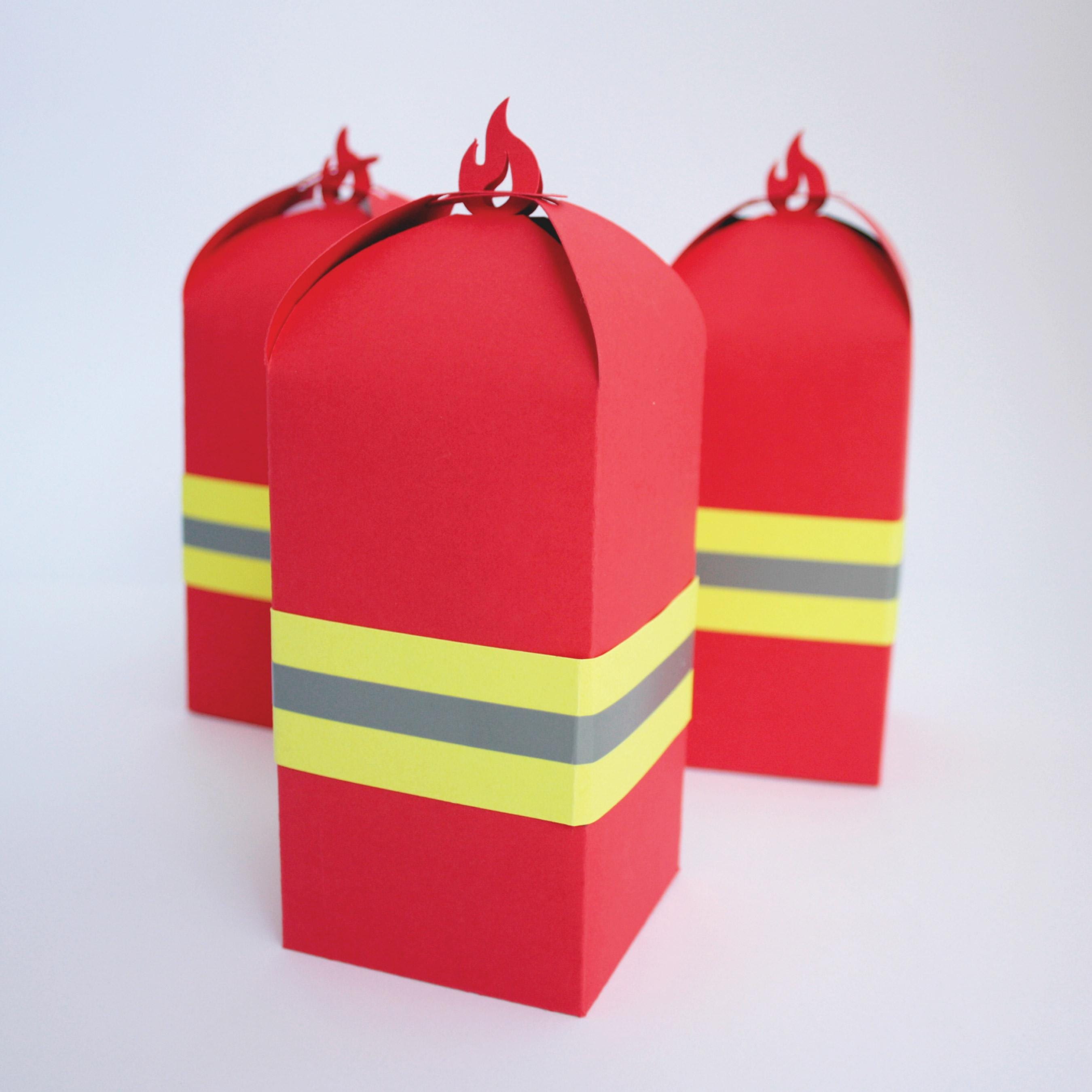 Firefighter Gift Box File | Instant Digital Download | Party Favour ...
