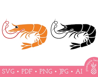 Christmas Prawn Vector Clipart Instant Digital Download Christmas Shirt ...