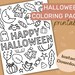 Fall Coloring Pages, Kids Halloween Activity, Printable Autumn Decor ...