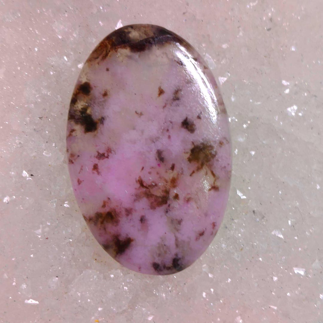 Pink Tugtupite Cabochon: Natural Loose Gemstone, 42 Cts GS-1897 - Etsy