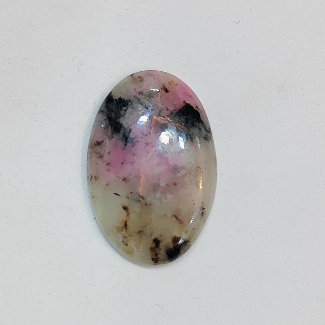Tugtupite Stone Natural Pink Tugtupite Cabochon Stone Tugtupite Loose ...