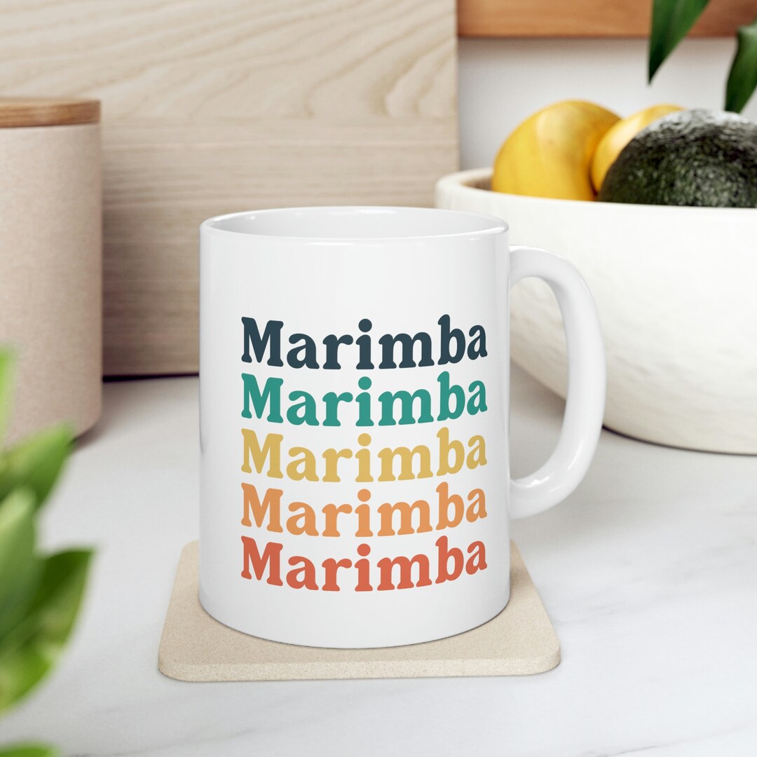 Marimba Mug, Marimba Gifts, Percussion Gifts, Orchestra Gifts Ceramic ...