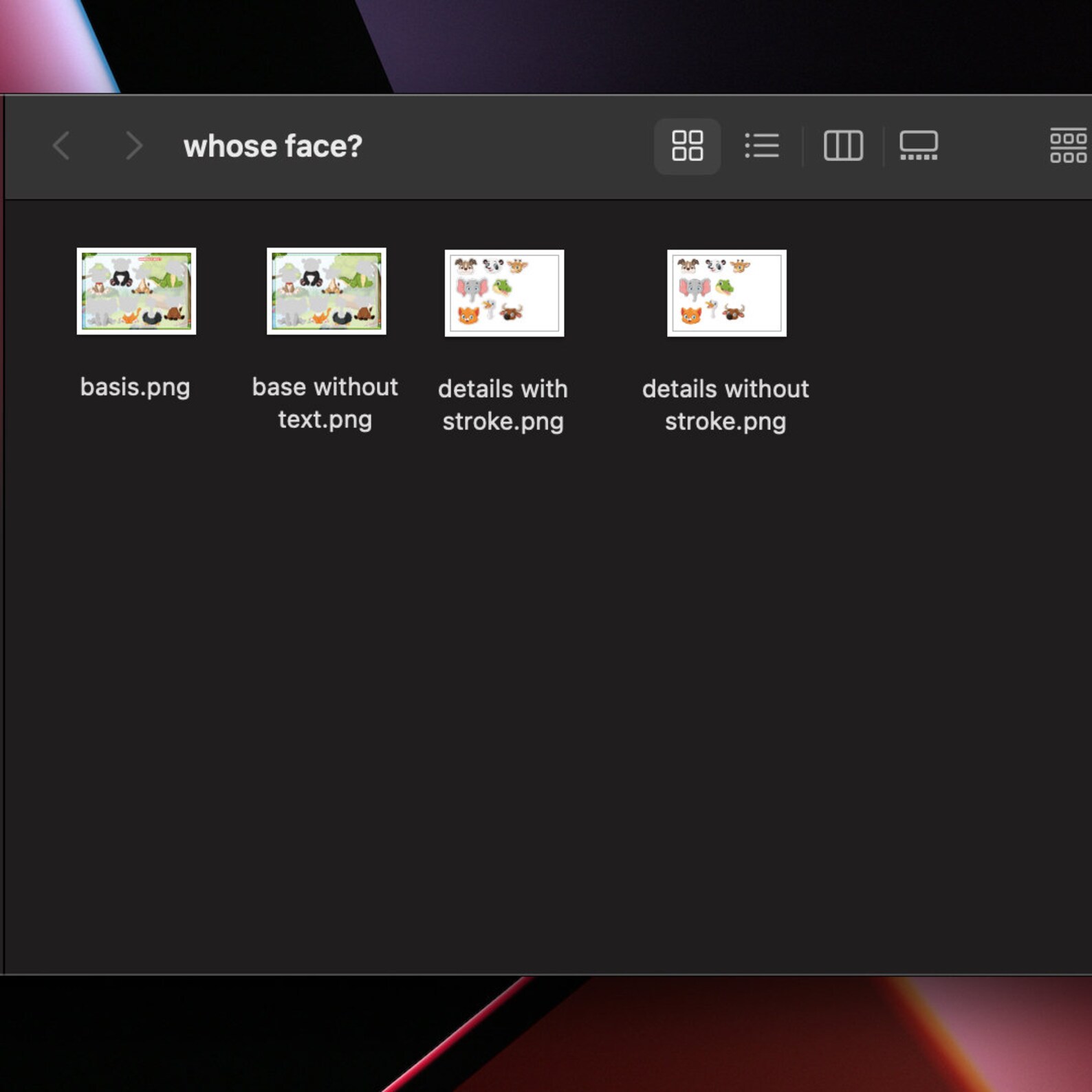 Whose Face? Game for Child Printable Shape Matching Printable - Etsy