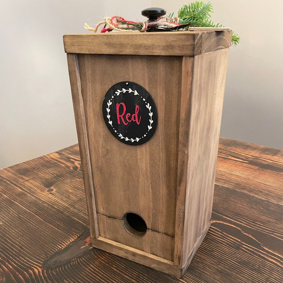 Handcrafted Wooden Wine Box – 3L Boxed Wine Dispenser - Etsy Denmark