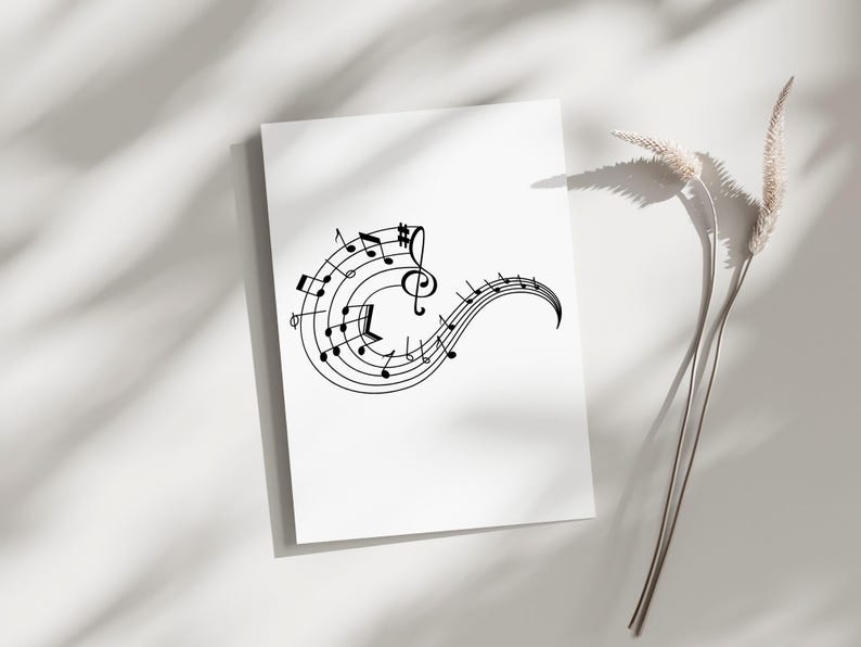 Music Notes SVG Bundle: Vector Clipart, Cut Files (digital Download) - Etsy