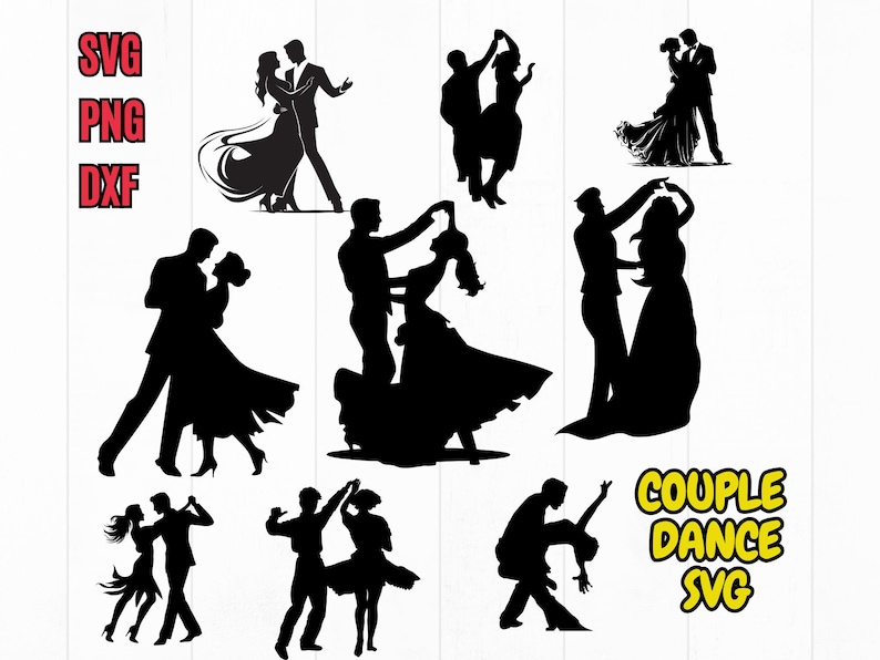 Dance SVG, Daning Log, Dance Clipart, Dance Silhouette, Dance Png ...