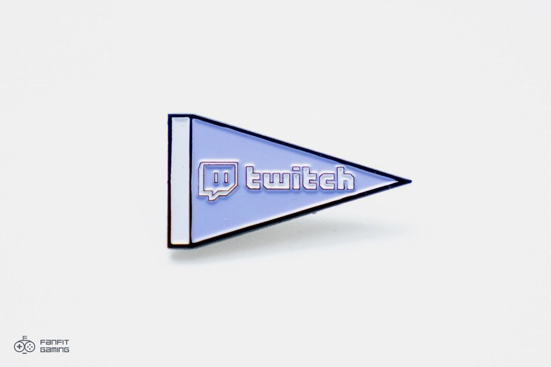 Twitch Enamel Pin - Purple Pennant, Gamer Gift - Etsy