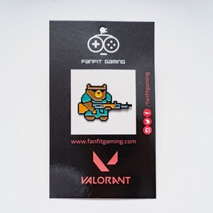 Tacti Bear Enamel Pin - Valo Enamel Pin - Valo Gifts - Amazing Gift for ...