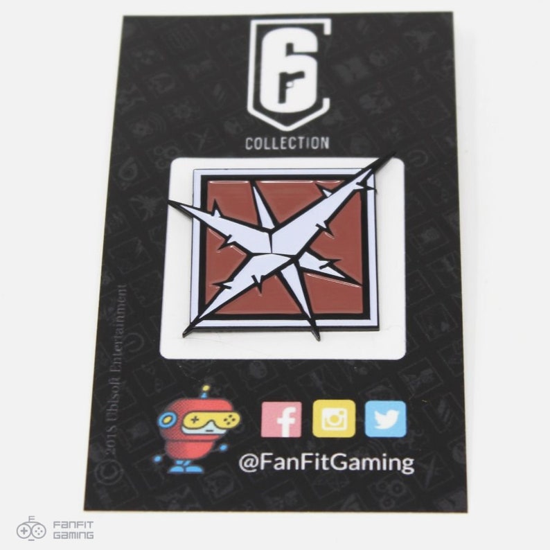 Lesion Six Siege Enamel Pin – Rainbow Six Collectible - Etsy