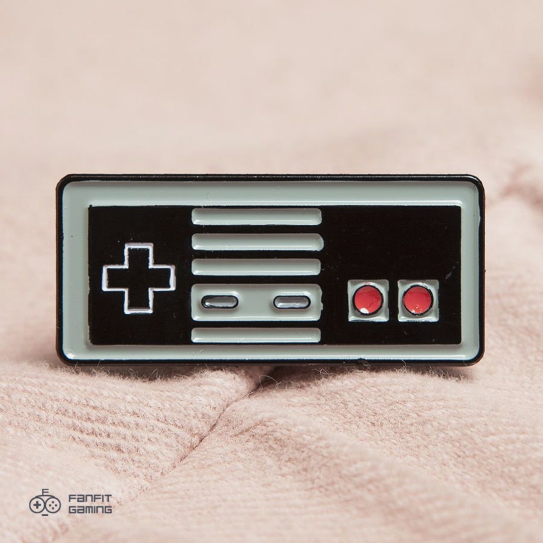 Nintendo NES Controller Enamel Pin - Gamer Gift - Etsy
