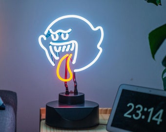 N64 Neon Light - Hand Bent Glass Neon Light - Real Neon Desk Lamp ...