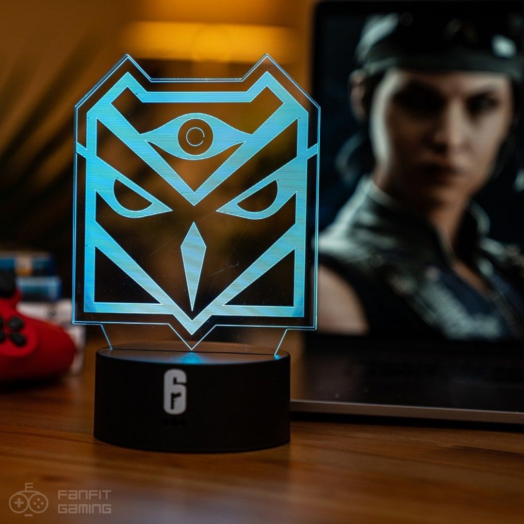 Six Siege Kali LED Light – USB Powered Gaming Desk Lamp - Etsy