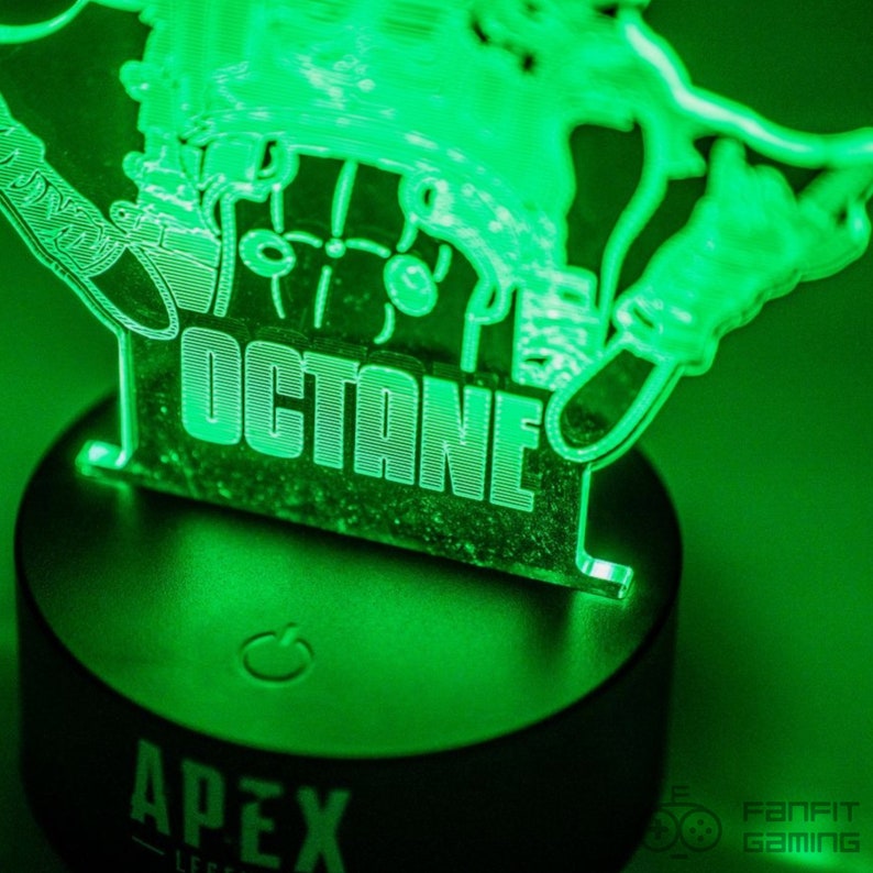 Apex Legends Octane LED Light – USB Powered Gaming Desk Lamp - Etsy