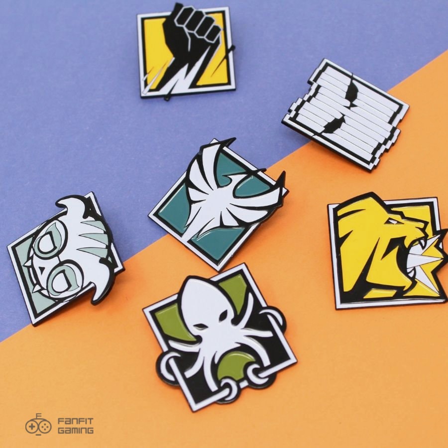 Lion Six Siege Enamel Pin - Rainbow Six Siege Operator Pins - Lion ...