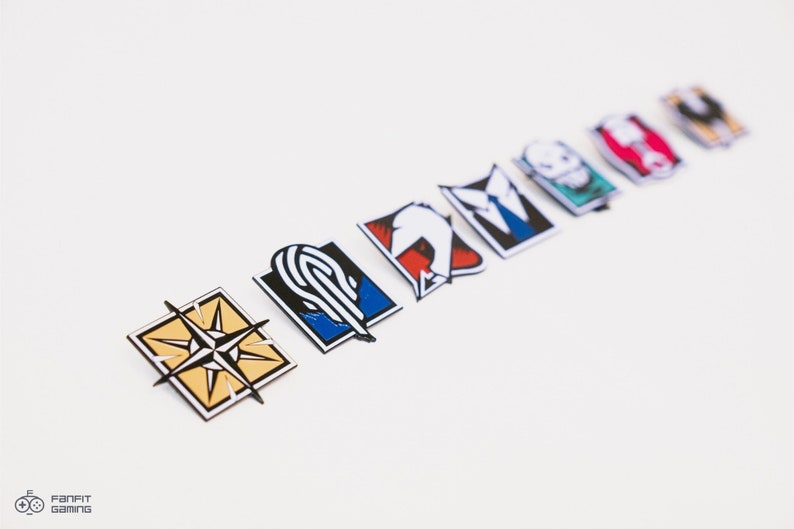 Warden Six Siege Enamel Pin Rainbow Six Siege Operator Pins - Etsy