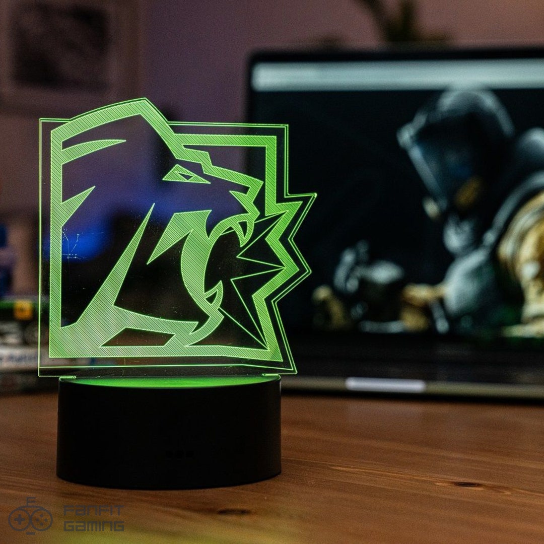 Six Siege Lion LED Light – USB Powered, Gaming Desk Lamp - Etsy
