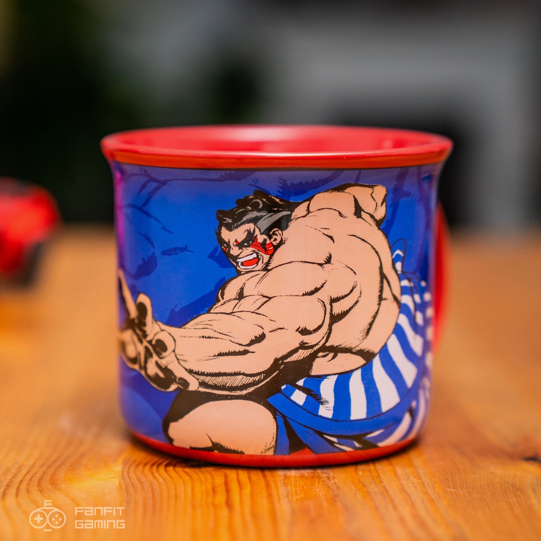 Street Fighter E.honda Coffee Mug - 16oz Ceramic Mug - Microwave and ...