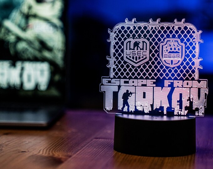 Escape From Tarkov - Acrylic Led Light - Great Gift for Gamers ...