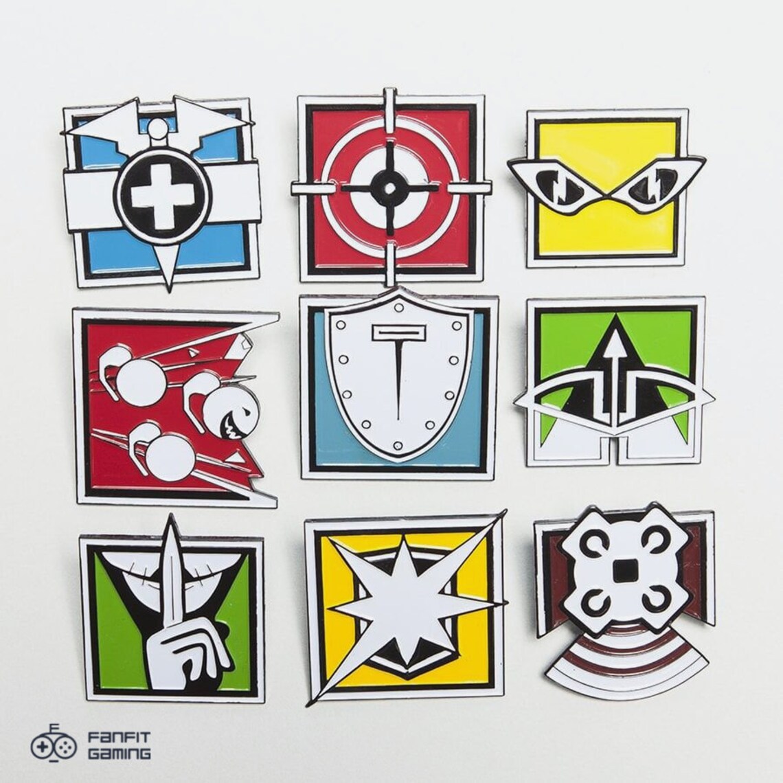 Caveira Six Siege Enamel Pin Rainbow Six Siege Operator Pins - Etsy