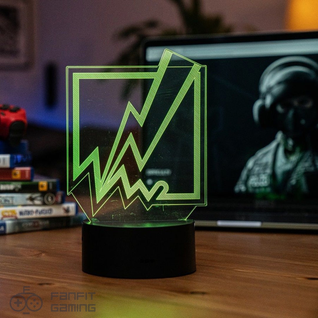Six Siege Bandit LED Light – USB Powered Gaming Desk Lamp - Etsy
