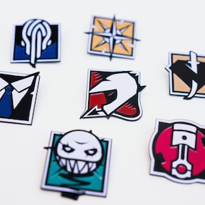 Warden Six Siege Enamel Pin Rainbow Six Siege Operator Pins - Etsy