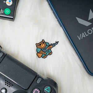 Tacti Bear Enamel Pin - Valo Enamel Pin - Valo Gifts - Amazing Gift for ...