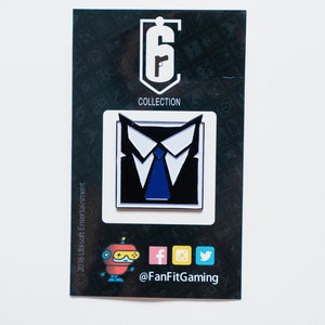 Warden Six Siege Enamel Pin - Rainbow Six Siege Operator Pins - Warden ...