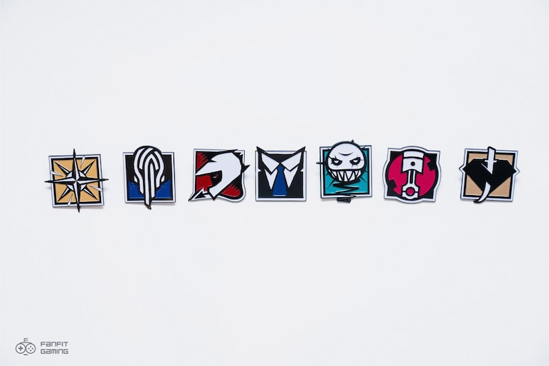 Warden Six Siege Enamel Pin Rainbow Six Siege Operator Pins - Etsy