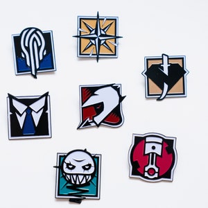 Nokk Six Siege Enamel Pin - Rainbow Six Siege Operator Pins - Nokk ...